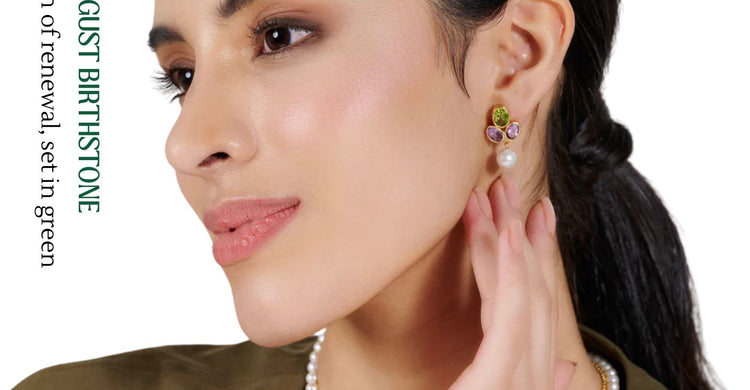 The August Birthstone Trio: Peridot, Spinel & Sardonyx