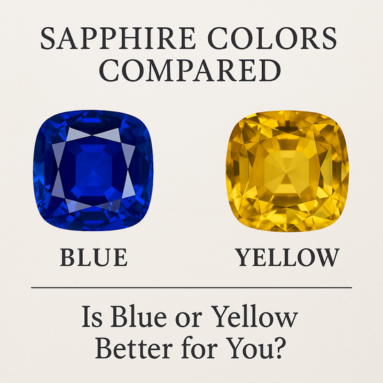 Sapphire Colors Compared: Is Blue or Yellow Better for You?