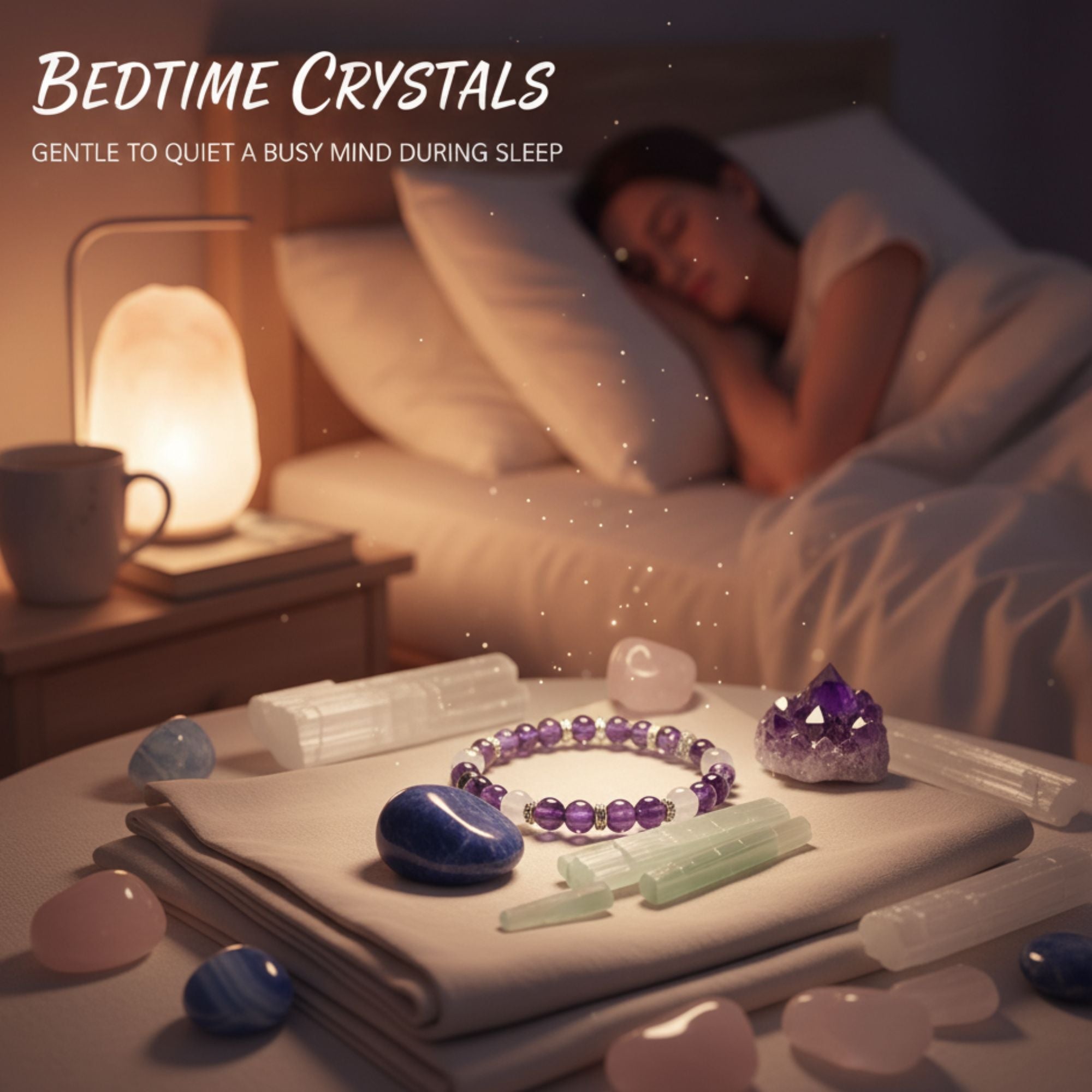 Bedtime Crystal: Gentle to Quiet a Busy Mind During Sleep – Stone Story ...